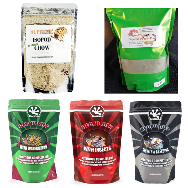 Pangea Crested Gecko Diet Supreme Isopod Chow Supreme Feeder Food ...